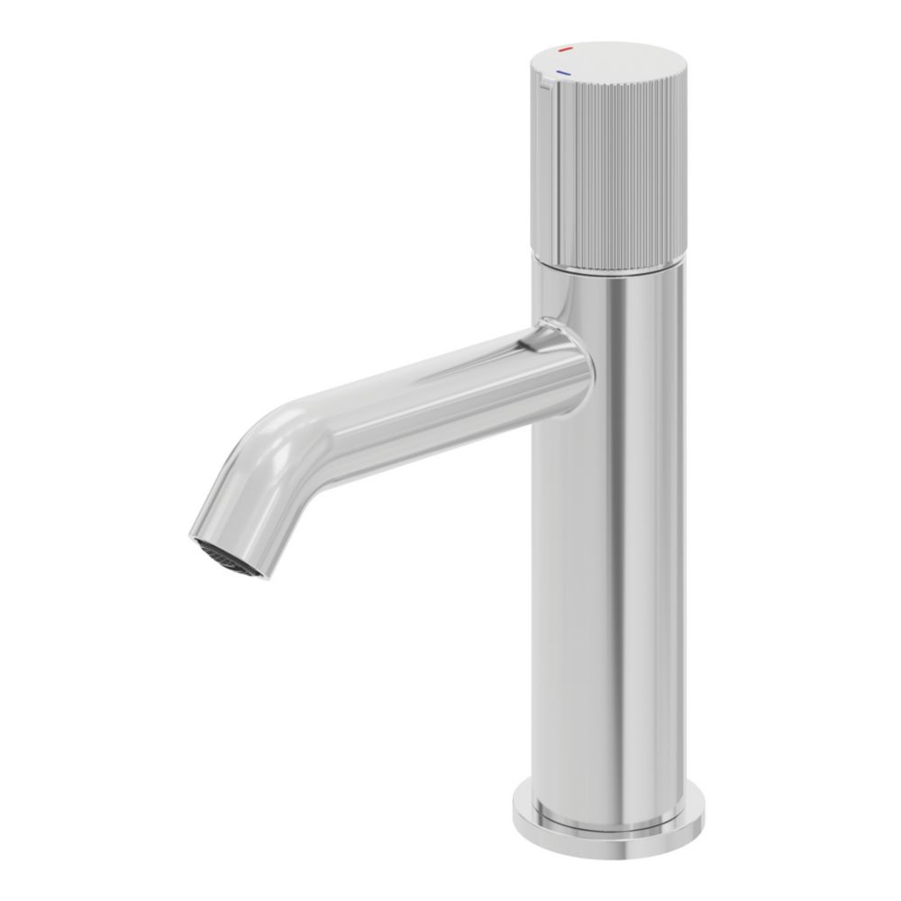 Swirl Gallen Chrome 192.6mm Standard Round Head Mono Basin Mixer Tap ...