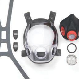 JSP Force 10 Typhoon Medium Full Face Mask No Filter-Mask Only - Screwfix