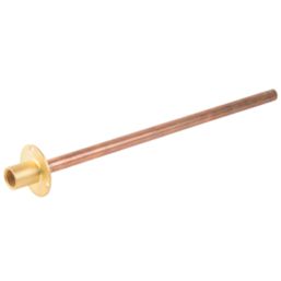 Midbrass Hose Union Back Plate 1/2" x 380mm - Screwfix