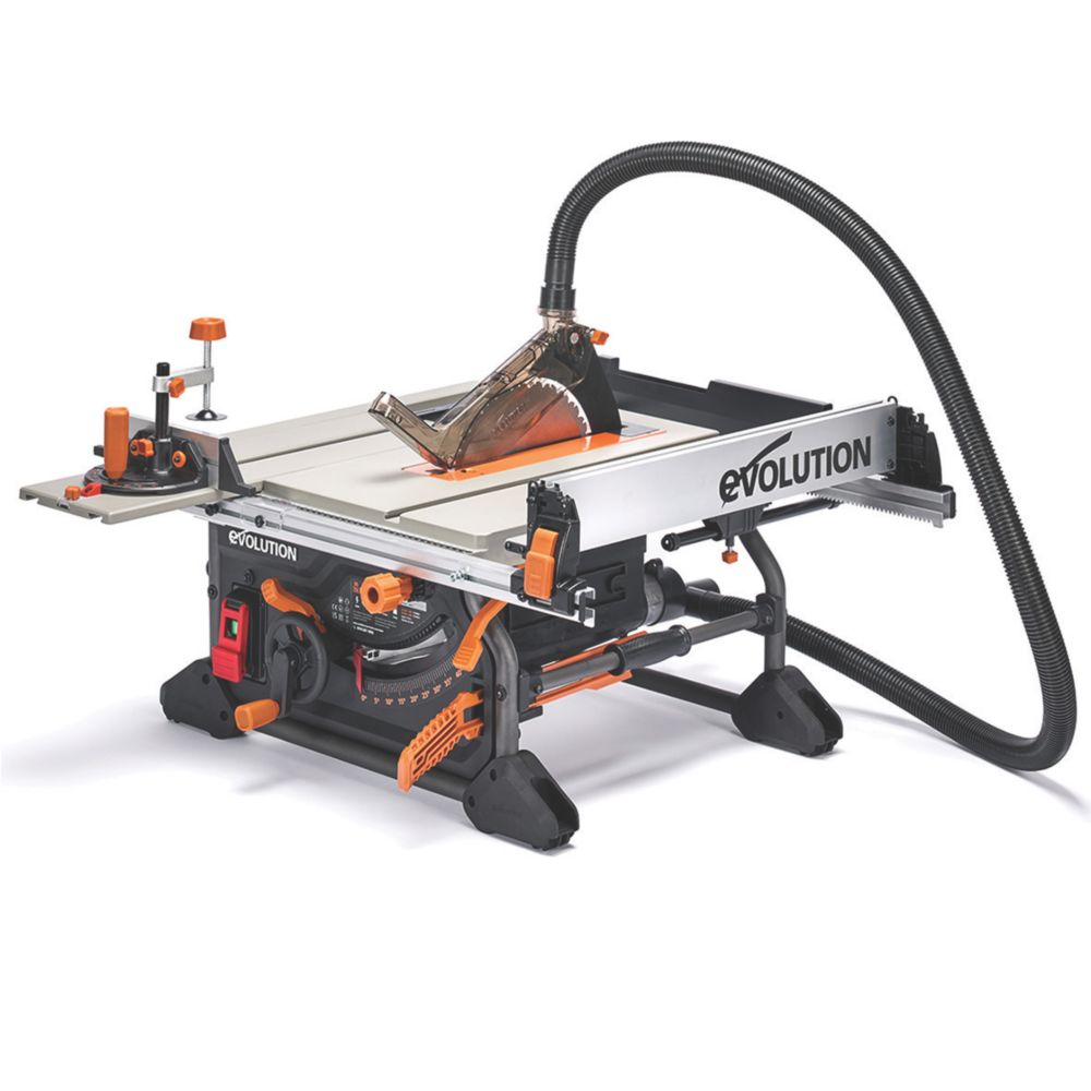 Evolution R255TBL+ 255mm Electric Table Saw 220V-240V - Screwfix