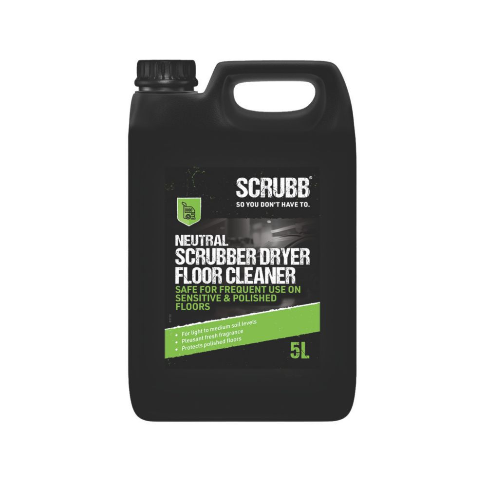 Scrubb Neutral Scrubber Dryer Detergent Cleaner 5Ltr - Screwfix