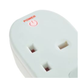 Masterplug 13A 4-Gang Switched Extension Lead 2m - Screwfix