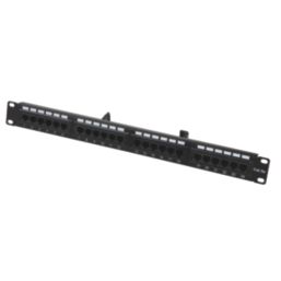 Labgear Cat 5e 1U 24 Port RJ45 Patch Panel UTP 1.96" - Screwfix
