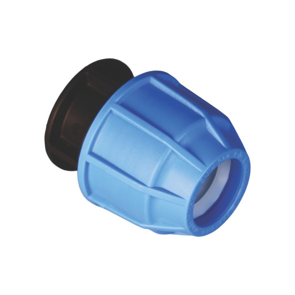 FloPlast 492006 MDPE Terminal Cap 25mm - Screwfix