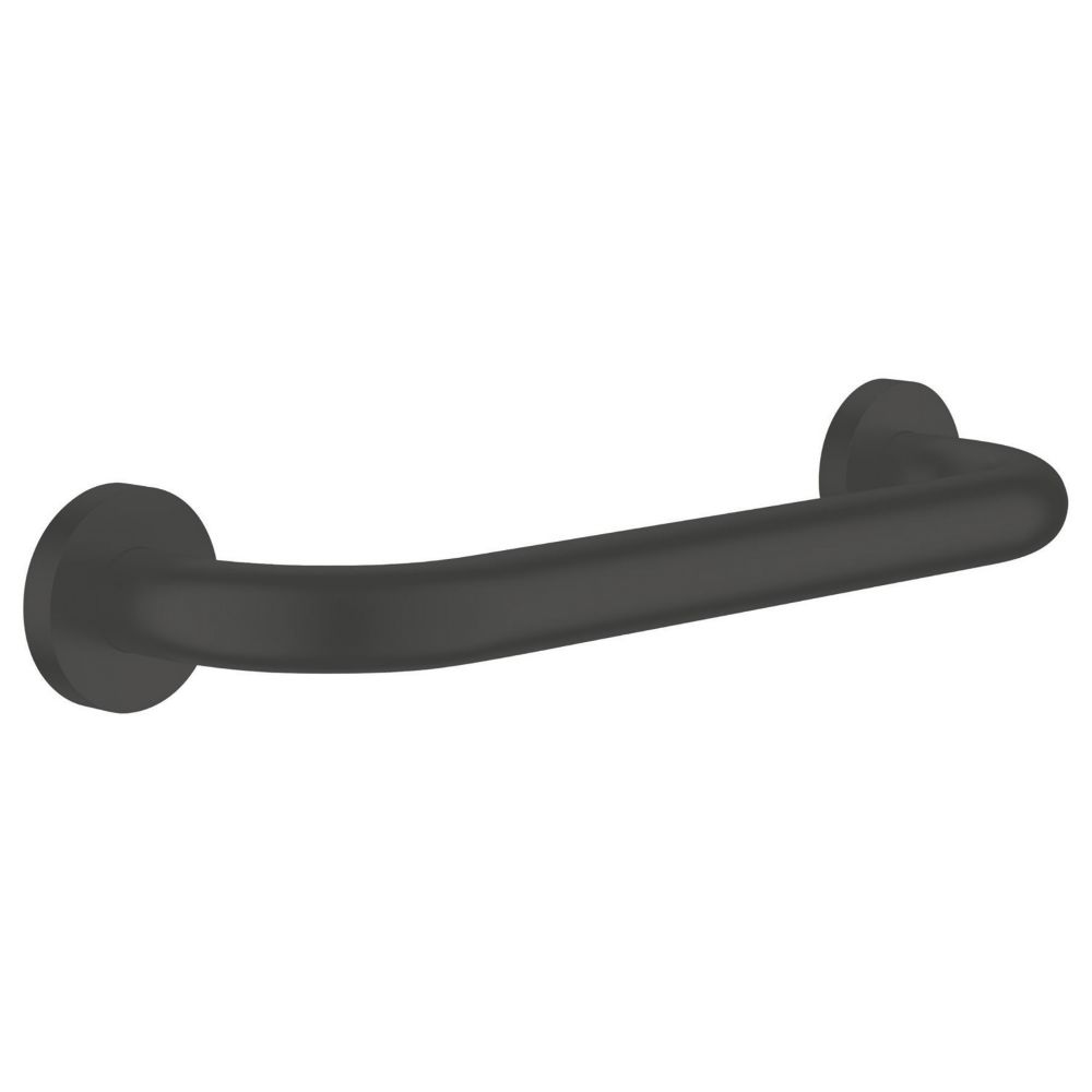 Grohe Start Straight Household Grip Bar Matt Black 295mm - Screwfix