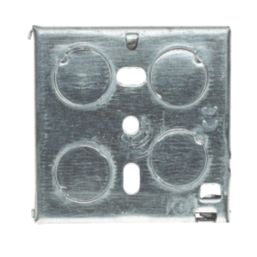 Appleby 1-Gang Galvanised Steel Back Box 25mm - Screwfix