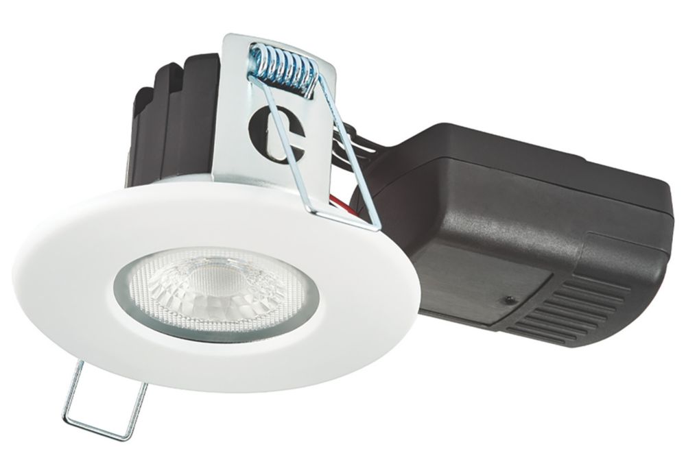 Collingwood H2 Lite 500 Fixed Fire Rated LED Downlight Matt White 5W ...
