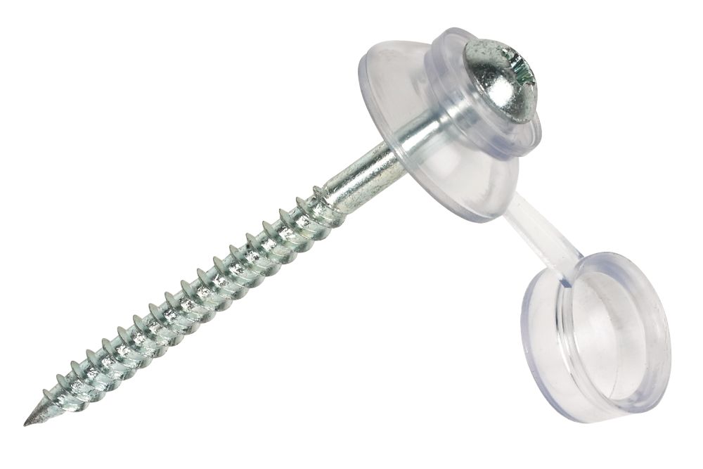 Essentials Pan Roofing Screws 4mm x 75mm 20 Pack - Screwfix