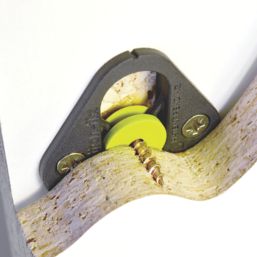Button-Fix Type 1 Panel Fixing Set Charcoal Black & Lime Green 30 ...