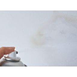 Fortress Trade 400ml White Matt Stain Block Spray Paint - Screwfix