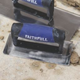Faithfull Prestige External Curved Edging Trowel 6" x 3" - Screwfix