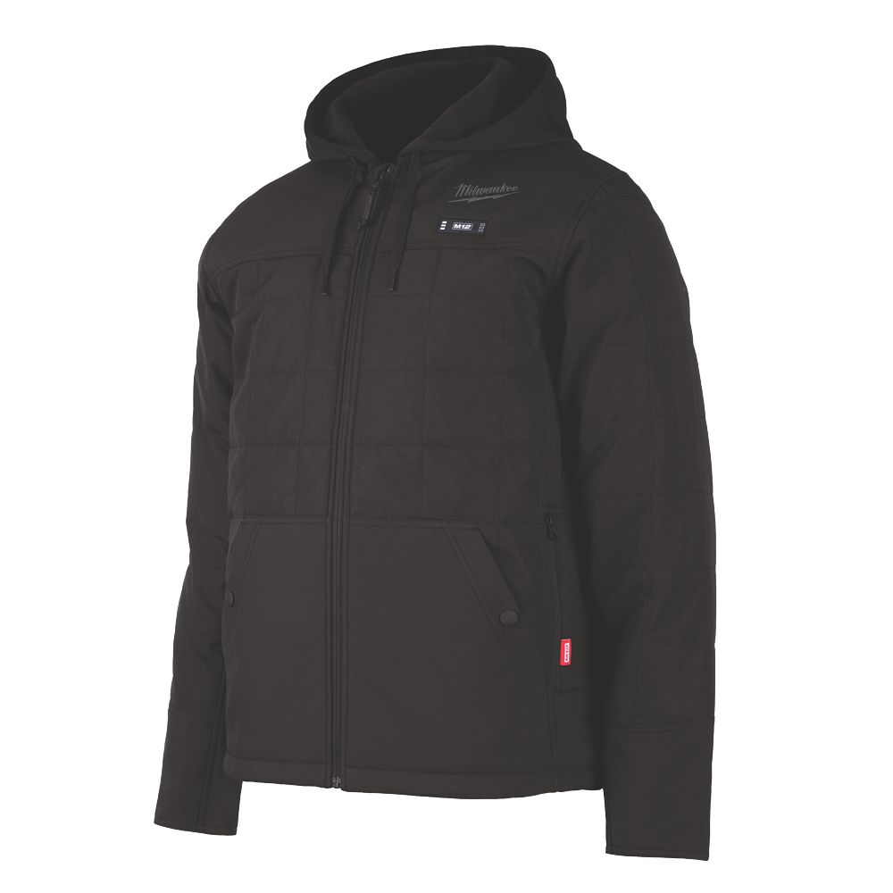 Milwaukee M12 HPJBL2-0 12V Li-Ion RedLithium Heated Puffer Jacket Black ...