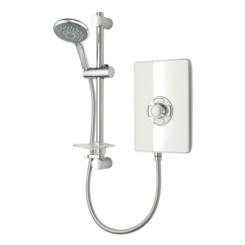 Triton Miniatures White Gloss 9 5kw Manual Electric Shower Screwfix