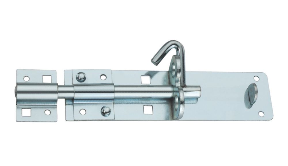 Smith & Locke Brenton Gate Bolt Silver 152mm - Screwfix