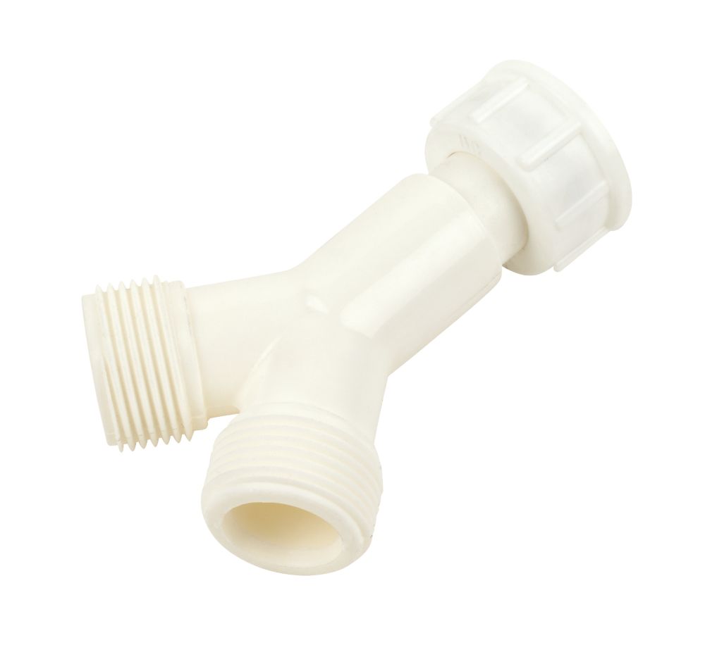Washing Machine Y Piece 3/4" - Screwfix