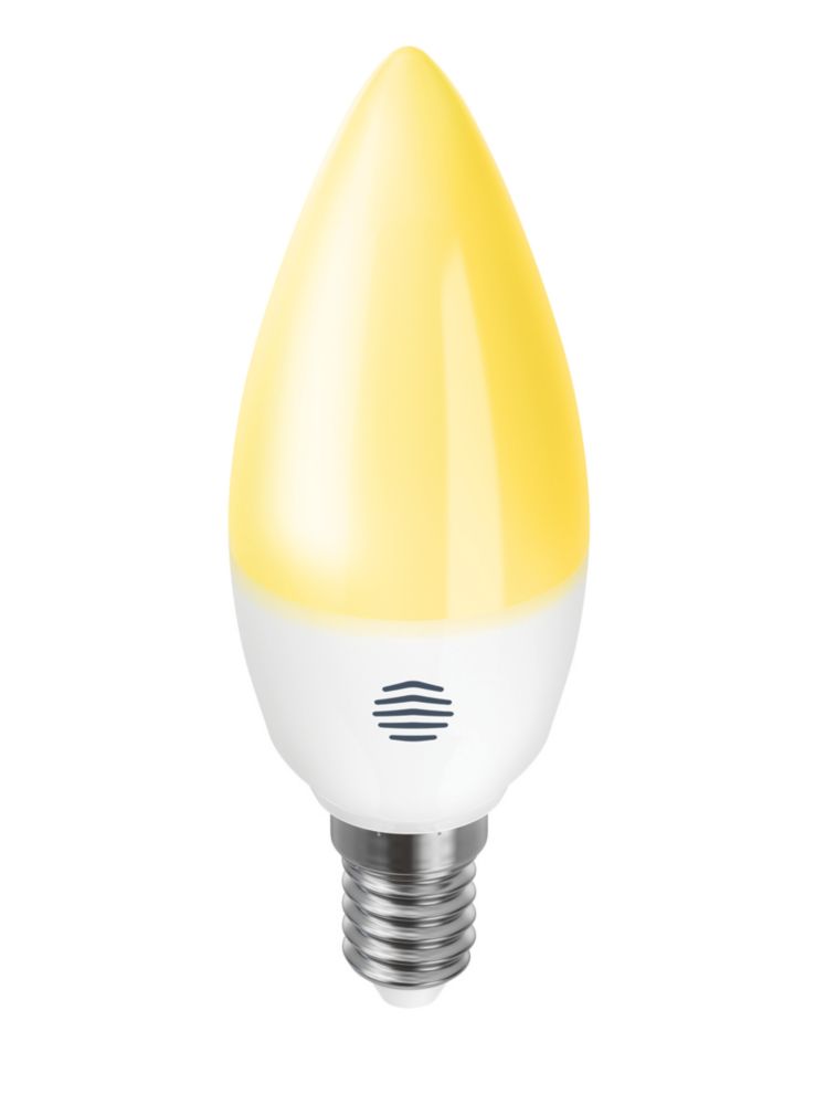 Hive Dimmable E14 Candle LED Smart Light Bulb 5.3W 470lm - Screwfix