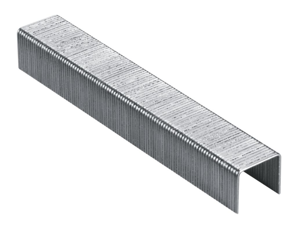 Bosch Heavy Duty Staples Bright 12mm x 11.4mm 1000 Pack - Screwfix