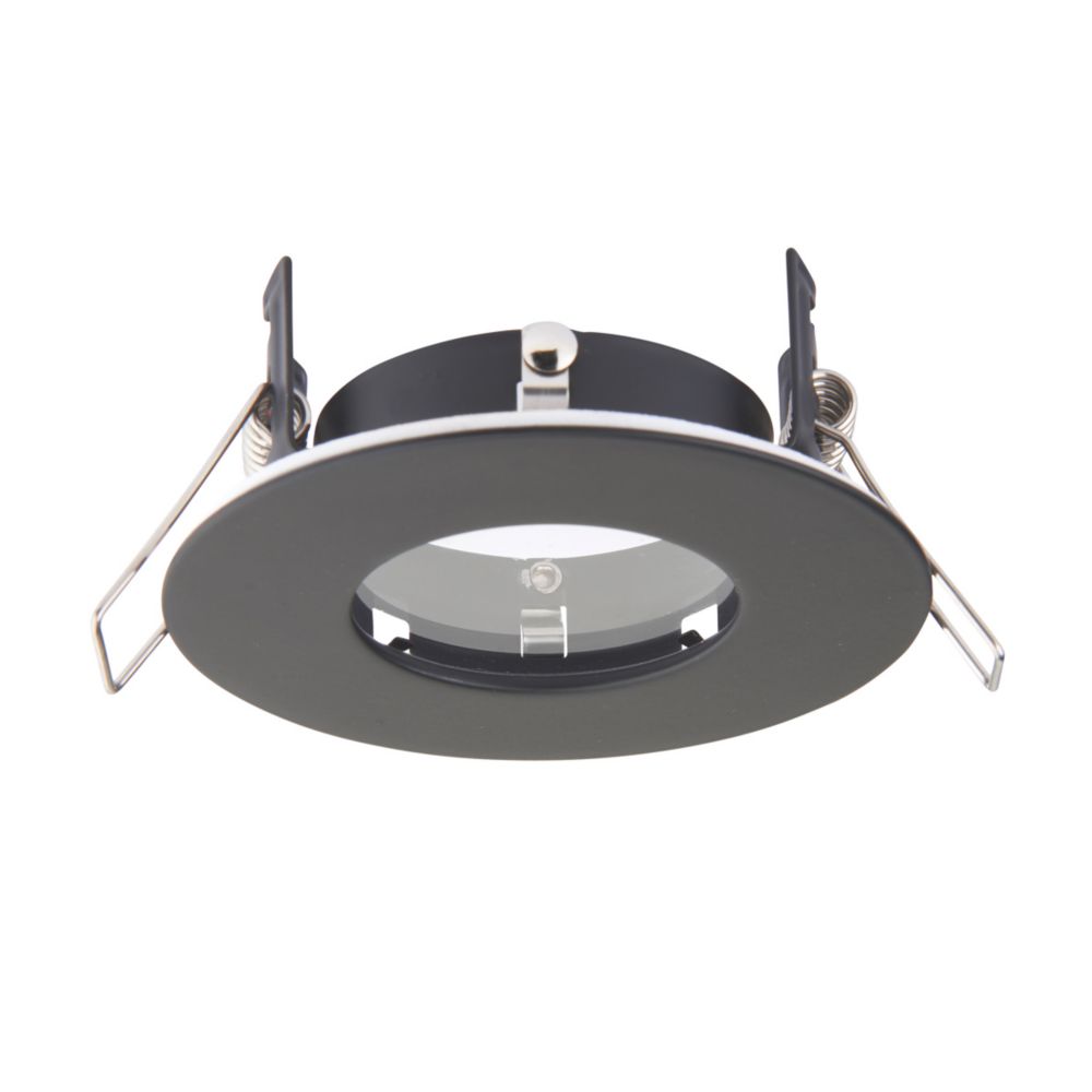 Saxby CosmosValue Fixed Fire Rated Recessed Downlight Black - Screwfix