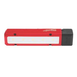 Milwaukee TRUEVIEW LED Flood Light Black/Red 300lm - Screwfix