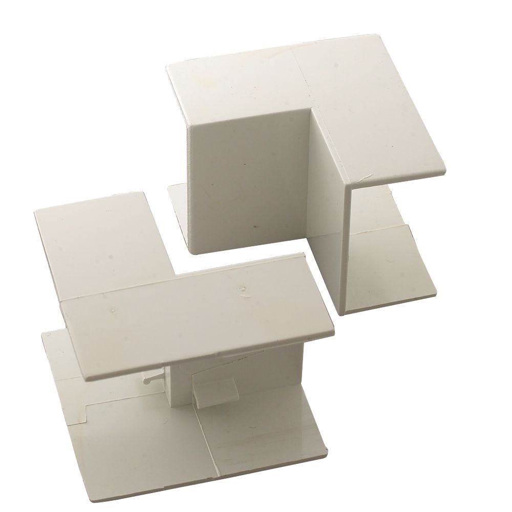 Tower Internal Trunking Corner 38mm x 25mm 2 Pack - Screwfix