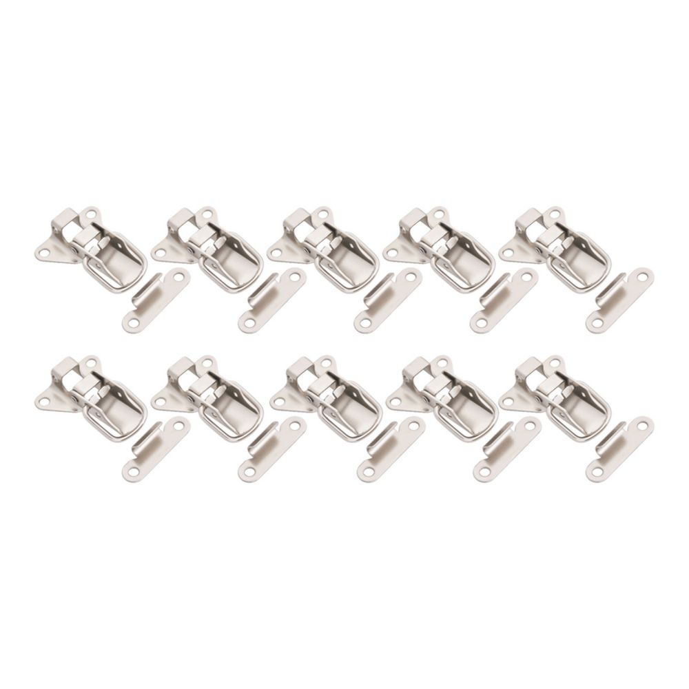 Essentials Toggle Catches Nickel 45mm x 36mm 10 Pack - Screwfix