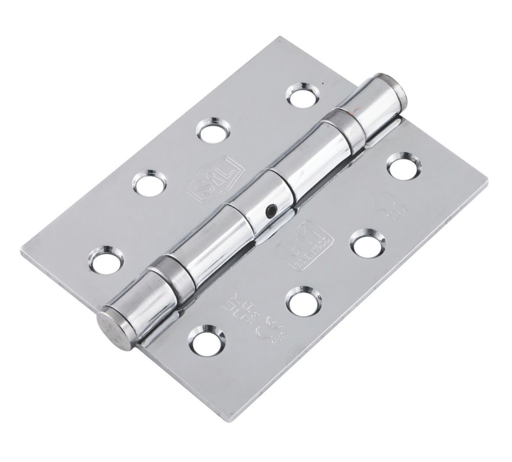 Smith & Locke Polished Chrome Grade 11 Fire Rated Ball Bearing Door ...