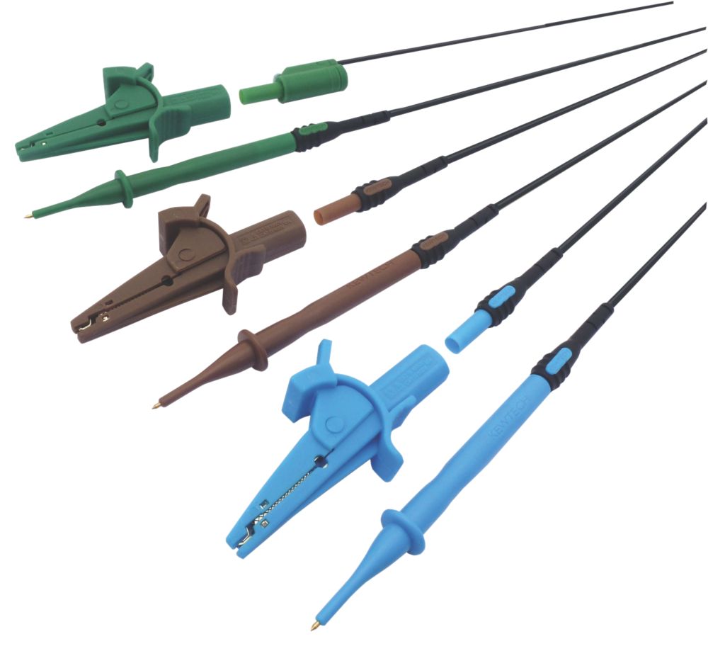 Kewtech Test Leads 1.15m - Screwfix