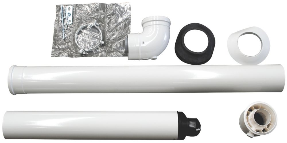 Ideal Heating Raised Horizontal Flue Kit 60/100mm - Screwfix