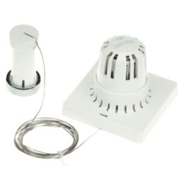 Pegler White Remote Adjustment TRV Head - Screwfix