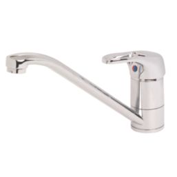 Swirl Tirso Single Lever Mono Mixer Kitchen Tap Chrome - Screwfix