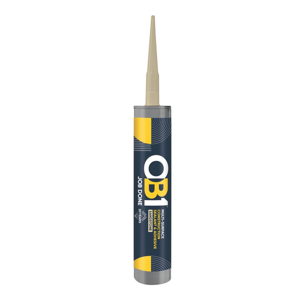 OB1 Multi-Surface Construction Sealant & Adhesive Sandstone 290ml ...