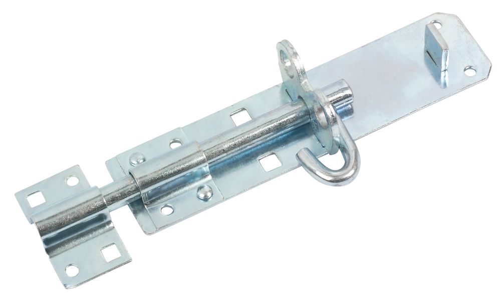 Lockable Pad Bolt Zinc-Plated 179mm - Screwfix