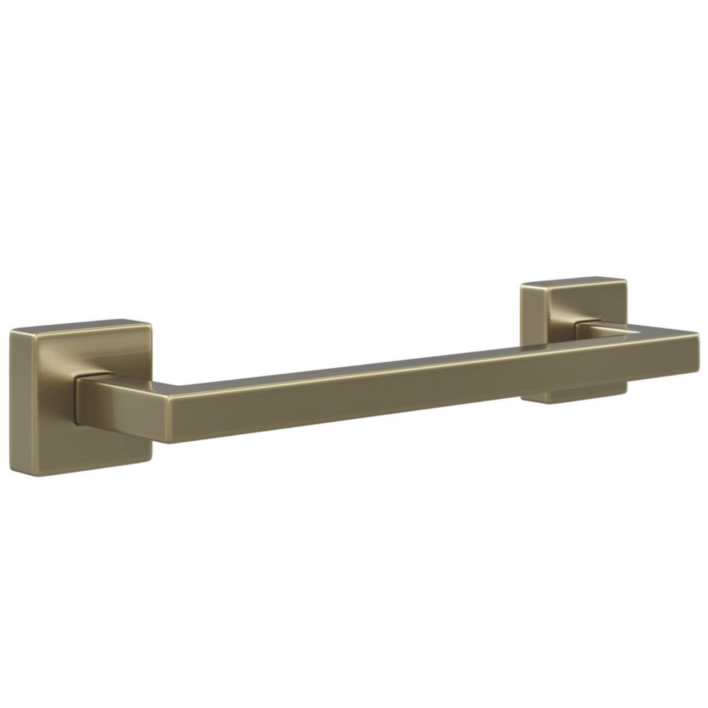 ETAL Straight Doc M Grab Bar Brushed Brass 280mm - Screwfix