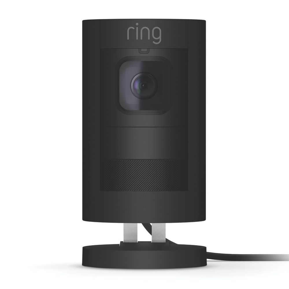 Ring 8SS1E8-BEU0 Mains or Battery-Powered Black Wired 1080p Indoor ...