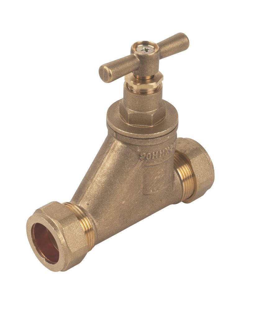 Essentials Poly Stop Cock 20mm x 20mm - Screwfix