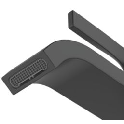 Swirl Ayre Basin Mono Mixer Matt Black - Screwfix