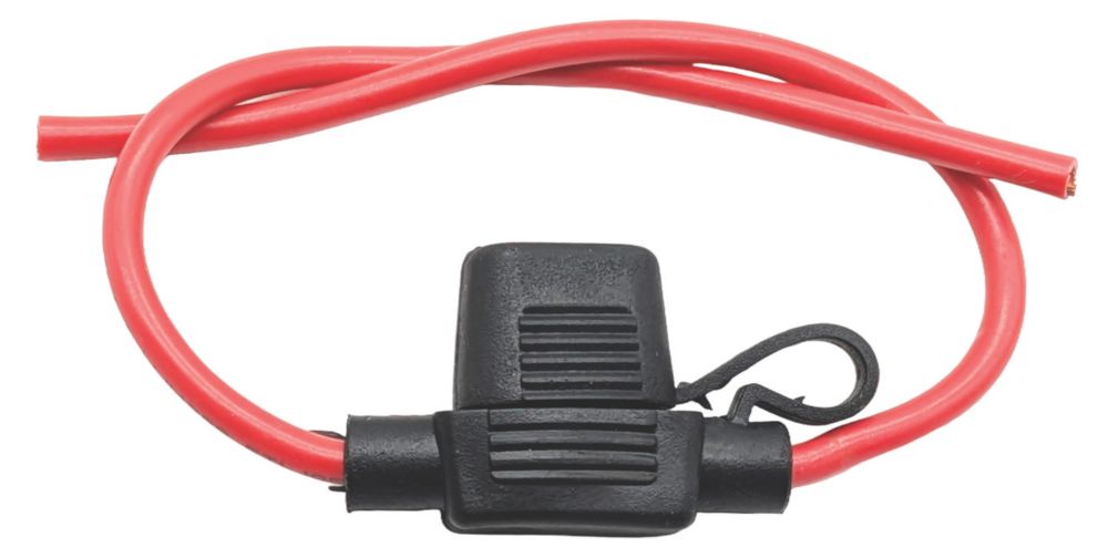 Pearl Automotive 30A 12V Mini Blade Inline Fuse Holder - Screwfix