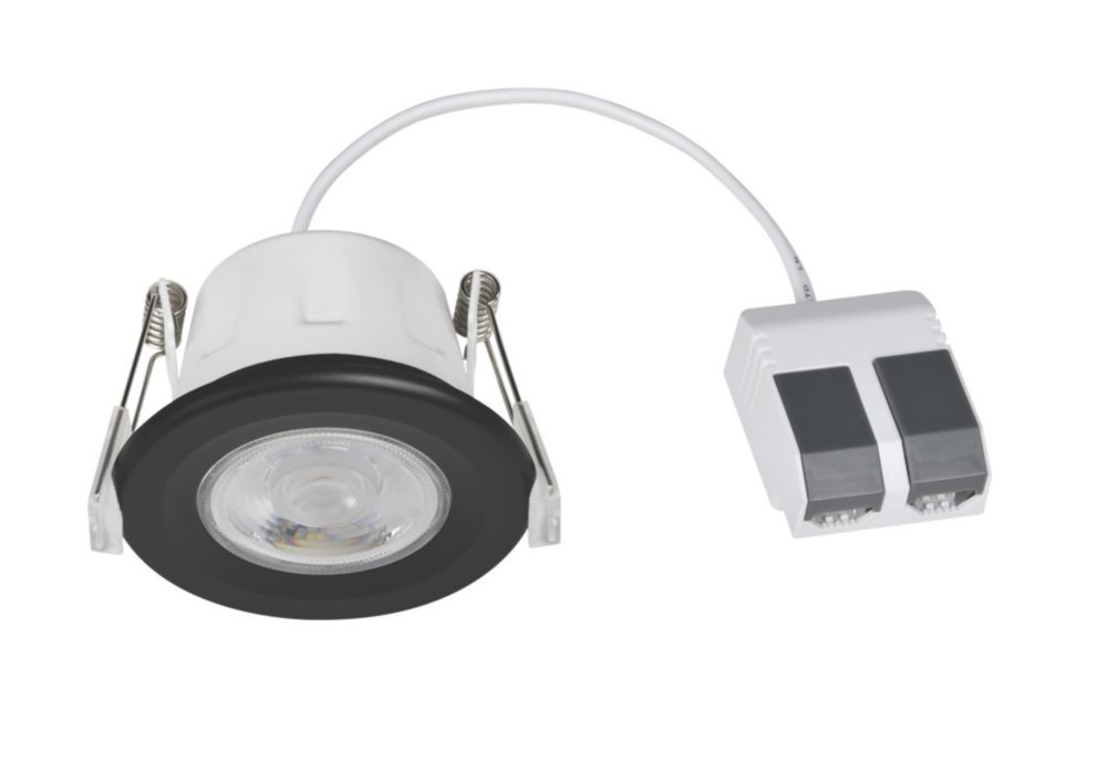 LAP Myko Fixed Fire Rated LED Smart Downlight Matt Black 4.7W 520lm ...