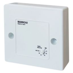 Manrose 1351 Remote Bathroom Fan Timer Control - Screwfix