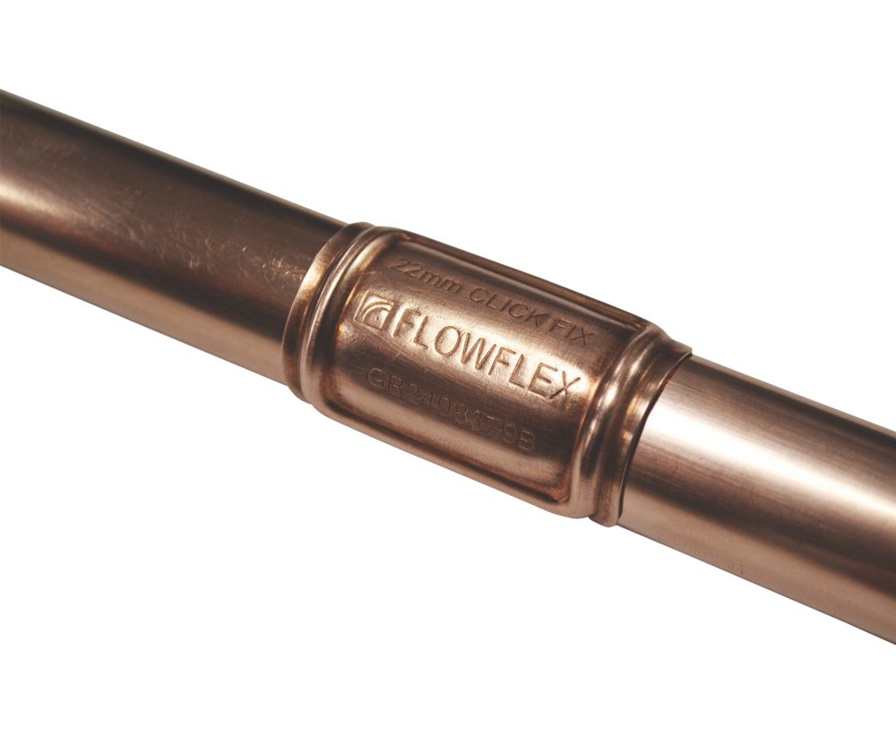 Flowflex Clickfix Copper Pipe Repair Patch 22mm - Screwfix