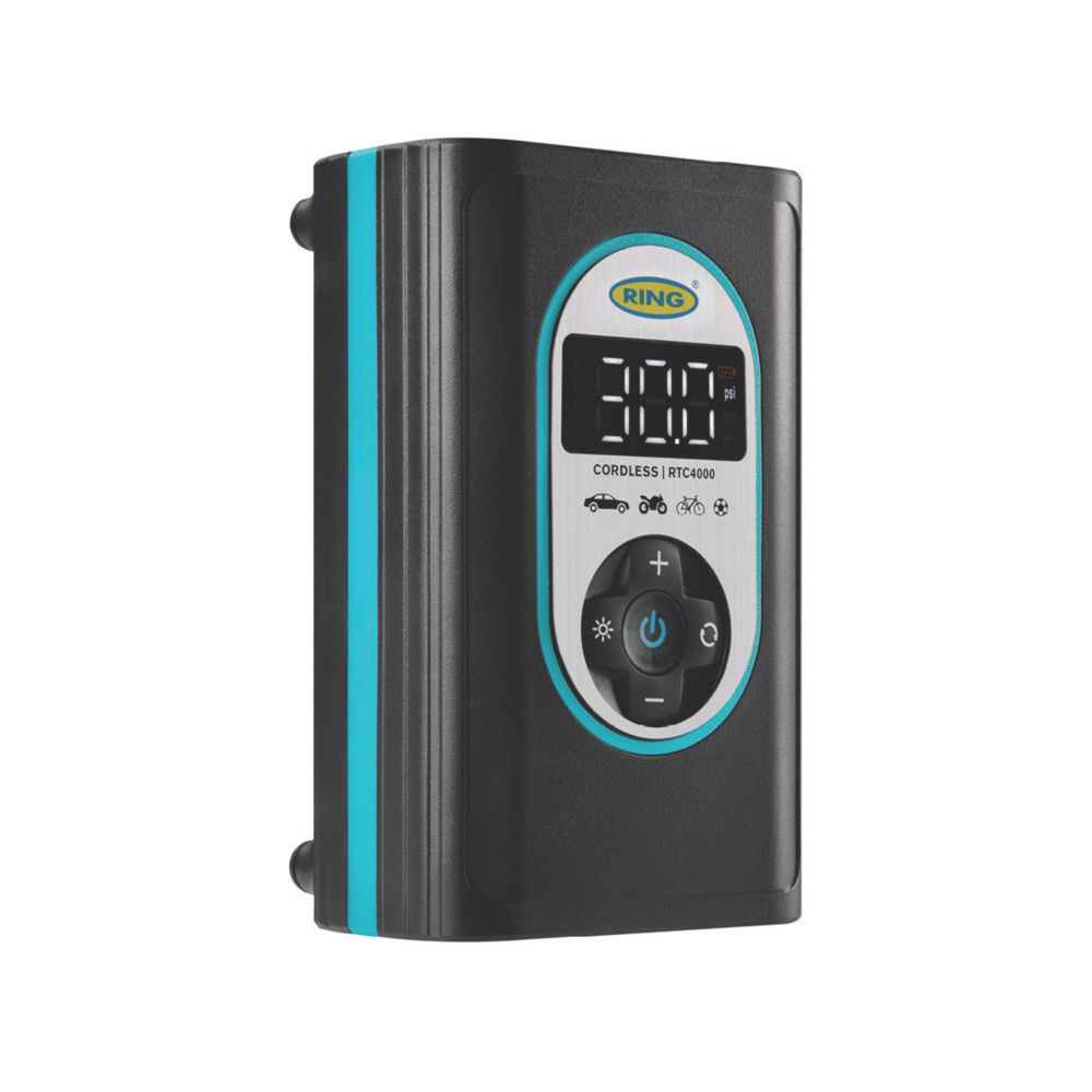 Ring RTC4000 Rechargeable Tyre Inflator 7.4V - Screwfix
