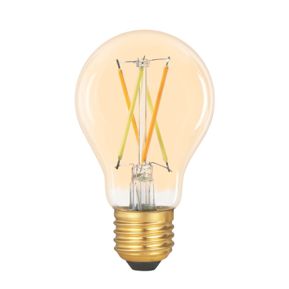 LAP E27 A60 LED Virtual Filament Smart Light Bulb 7.3W 806lm - Screwfix