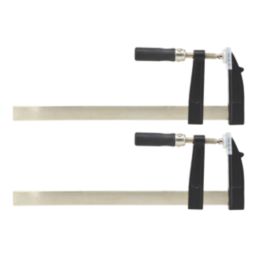 Forge Steel F-Clamp 12" (300mm) 2 Pack - Screwfix