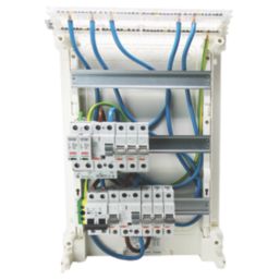 Garo G39B-7AS 39-Module 15-Way Populated Dual RCD Consumer Unit with ...