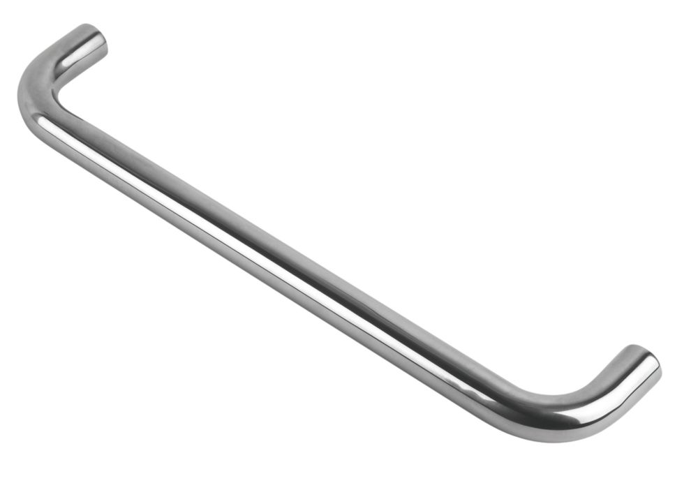 Eurospec Fire Rated D Pull Handle Polished Stainless Steel 19mm x 319mm ...