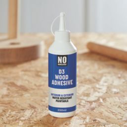 No Nonsense Wood Adhesive 250ml - Screwfix