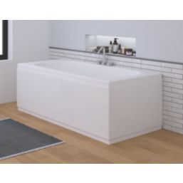 Highlife Bathrooms Halite Adjustable End Bath Panel 700mm Gloss White 2 ...