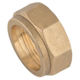 Midbrass Brass Compression Nut 1/2" - Screwfix