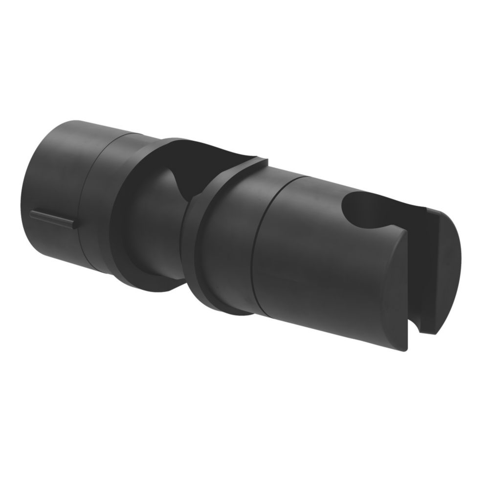 Swirl Riser Rail Slider Black 122mm - Screwfix