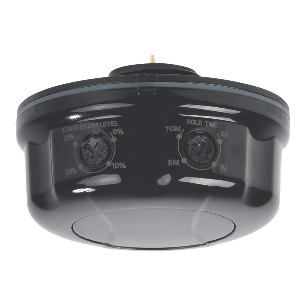 Lexco Leonis Indoor & Outdoor Black Microwave High Bay Motion Sensor ...